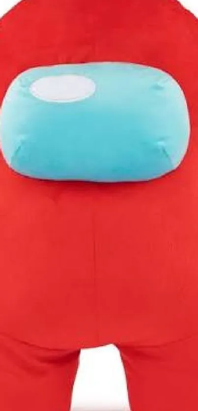 Vibrant Red Plush Toy Art Free Download