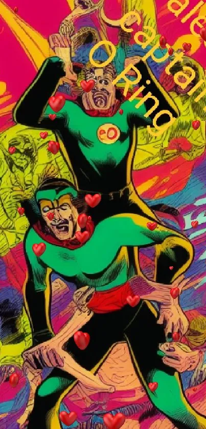 Vibrant Retro Comic Artwork - free download