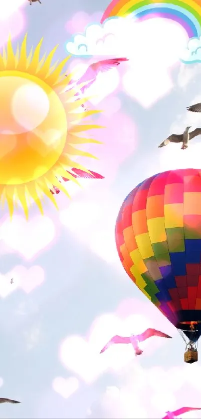 Vibrant Sky Adventure Wallpaper - free download