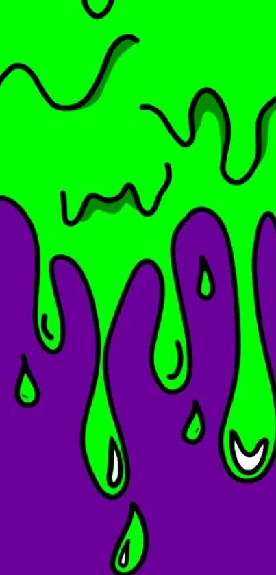 Vibrant Slime Drip Art - free download