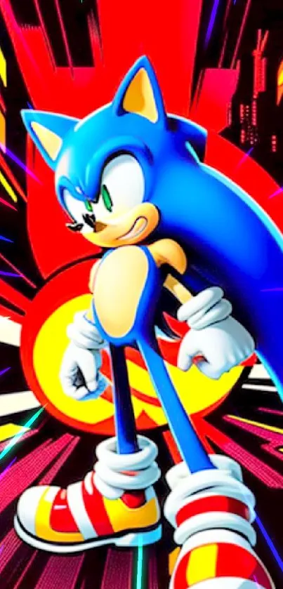 Vibrant Sonic Mobile Wallpaper - free download