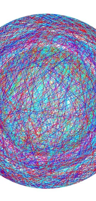 Vibrant Spherical Pattern Art - free download