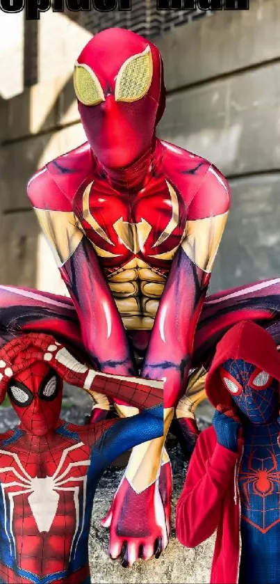 Vibrant Spider Hero Wallpaper - free download