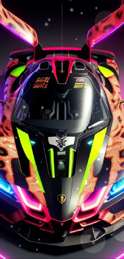 Vibrant Sports Car Wallpaper - free download