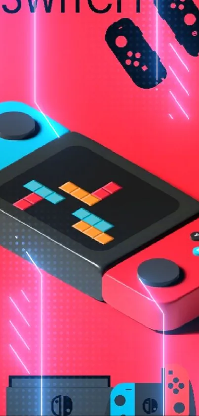 Vibrant Switch Gaming Wallpaper - free download
