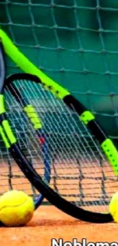 Vibrant Tennis Court Background - free download