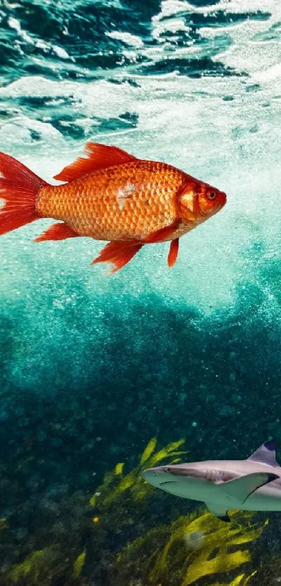 Vibrant Underwater Fish Scene - free download