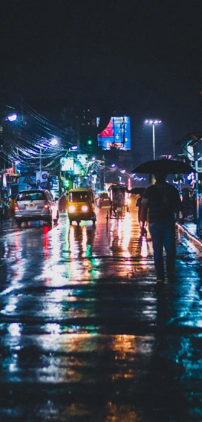 Vibrant Urban Nightscape Wallpaper - free download