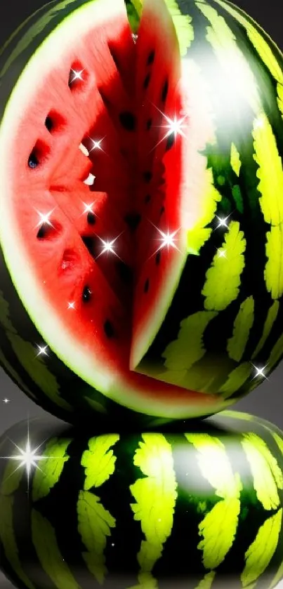 Vibrant Watermelon Phone Wallpaper - free download