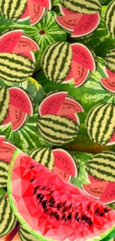Vibrant Watermelon Wallpaper - free download