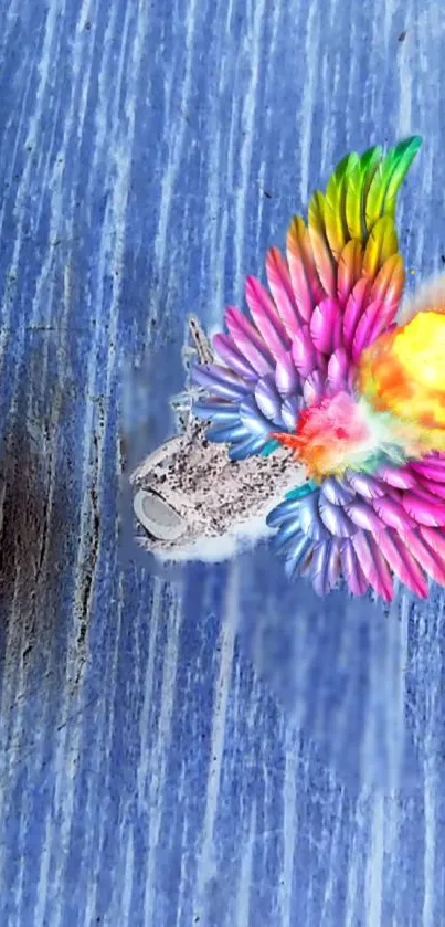 Vibrant Winged Creature Wallpaper - free download