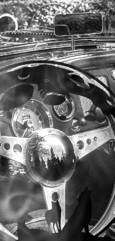 Vintage Car Interior Art - free download