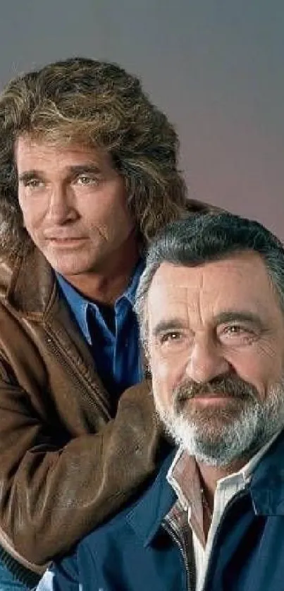 Vintage Duo Portrait Wallpaper - free download