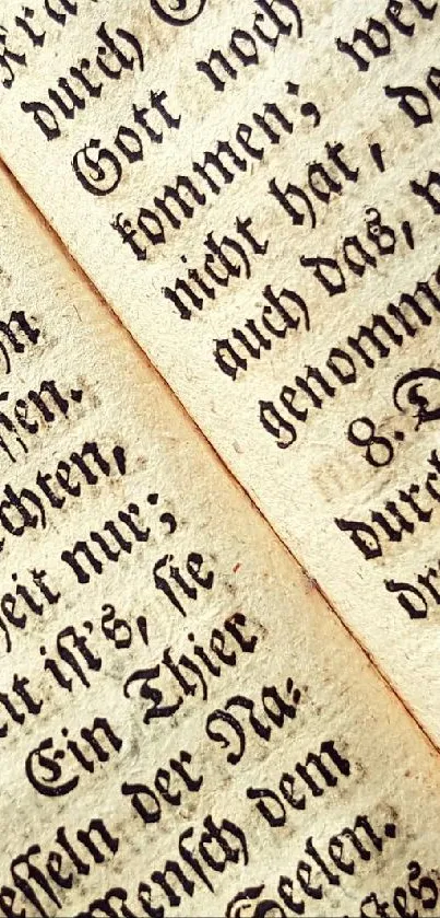 Vintage German Text Wallpaper - free download