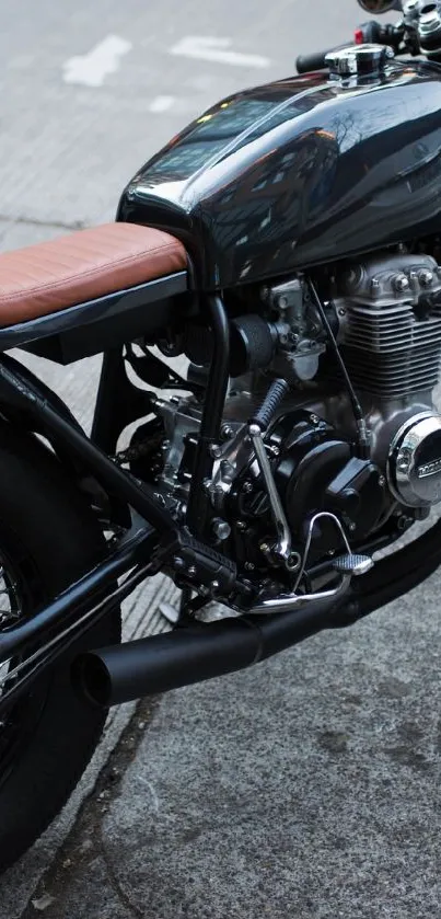 Vintage Motorcycle Street Shot - free download