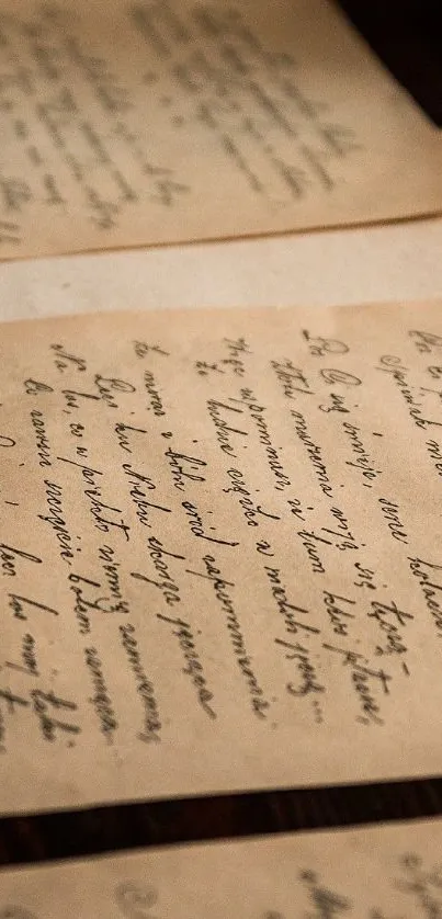 Vintage Script Wallpaper - free download