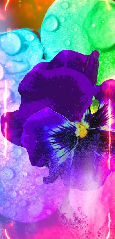Vivid Flower Fantasy Wallpaper - free download