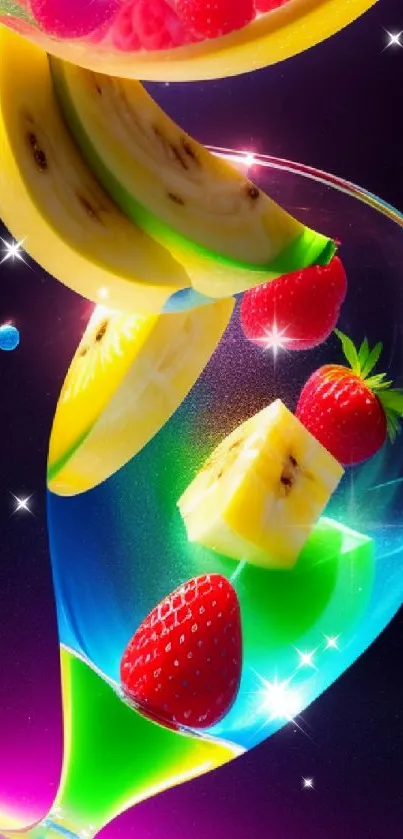Vivid Fruit Fantasy Wallpaper - free download