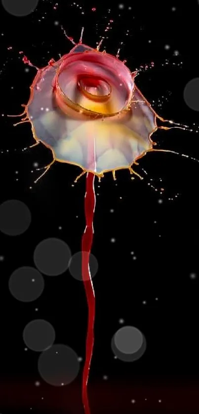 Vivid Liquid Art Wallpaper - free download