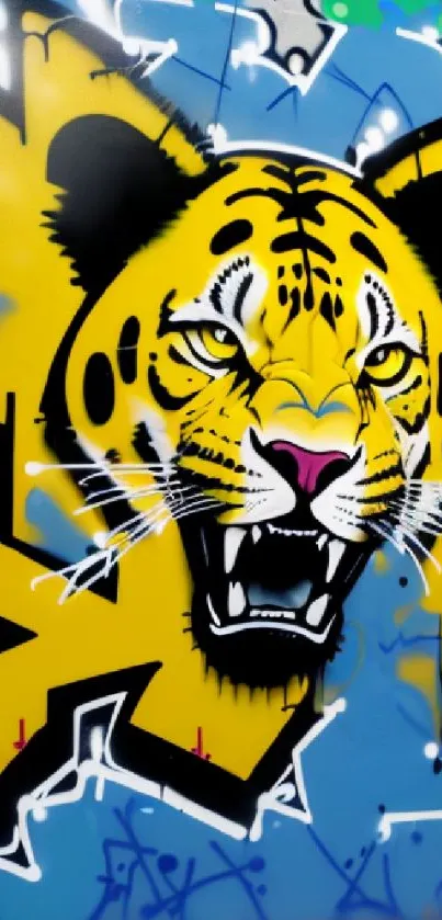 Vivid Urban Tiger Art - free download