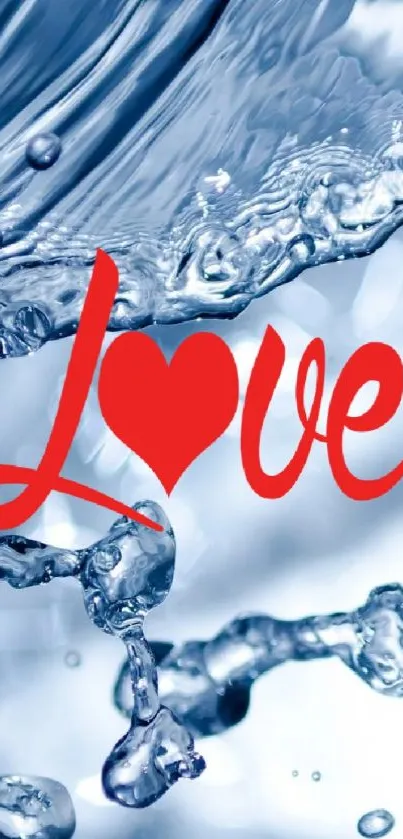 Water Love Mobile Wallpaper - free download