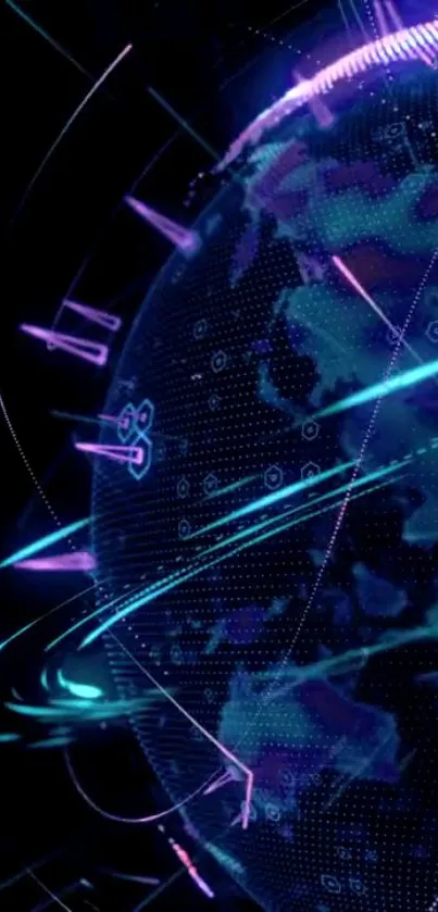 Water Purple Electric Blue Live Wallpaper - free download