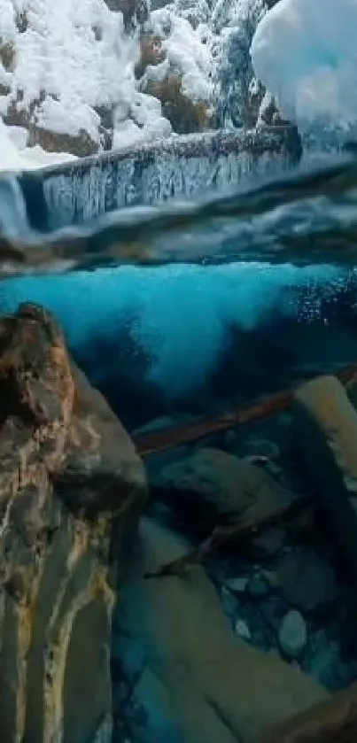 Water Water Resources Snow Live Wallpaper - free download