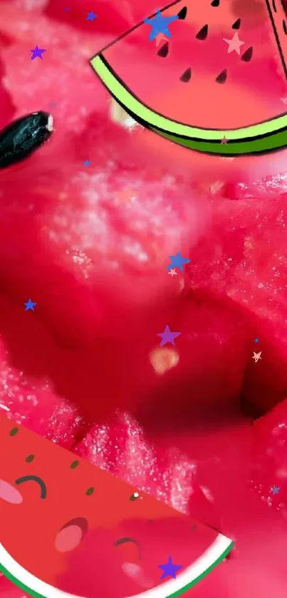 Watermelon Fun Mobile Wallpaper - free download