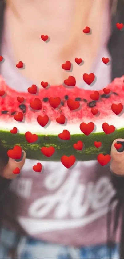 Watermelon Love Mobile Wallpaper - free download