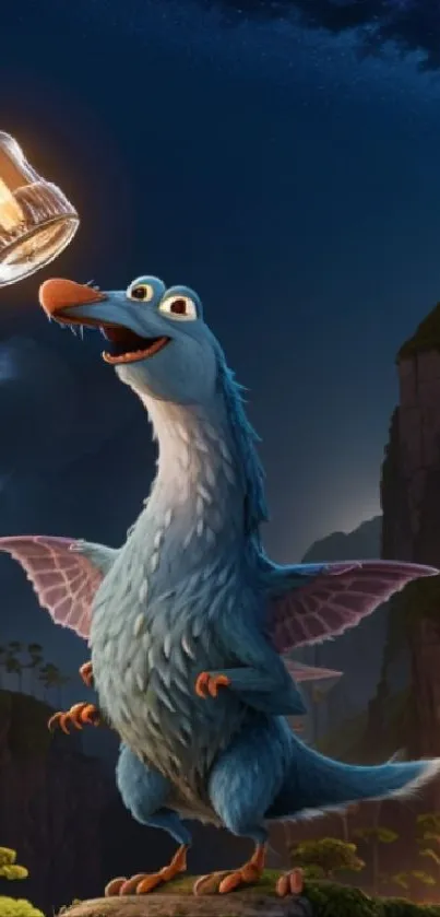 Whimsical Bird Adventure Wallpaper - free download