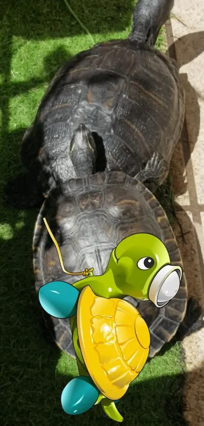 Whimsical Turtle Adventure Theme - free download