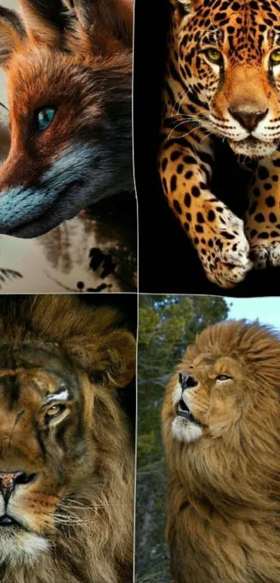 Wild Animals Art Wallpaper - free download