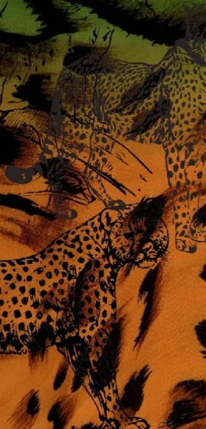 Wild Safari Cheetah Design - free download
