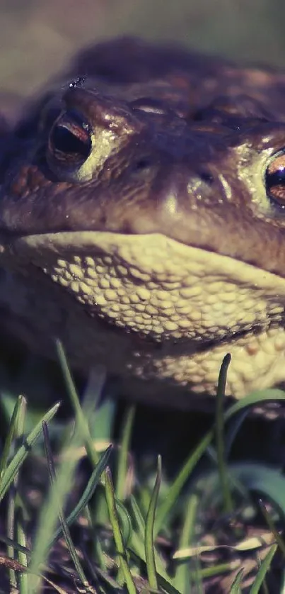 Wild Toad in Nature Wallpaper - free download