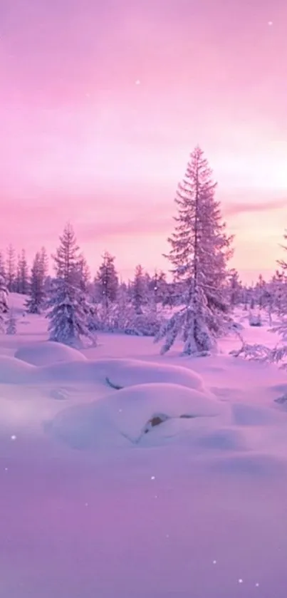 Winter Wonderland in Pink Hue - free download