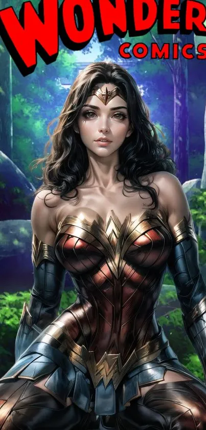 Wonder Warrior Comic Wallpaper - free download