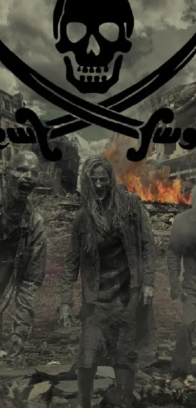 Zombie Apocalypse Urban Scene - free download